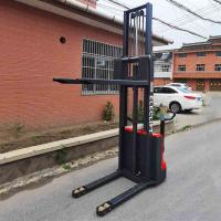 China 2.2Kw Full Electric Pallet Stacker 210Ah Warehouse Stacker Forklift for sale