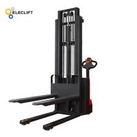 China 24V Electric Pallet Truck Stacker Truck 2000kg With 200Ah Battery Capacity for sale