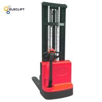 China 24V DC Electric High Lift Pallet Truck Stacker Load Capacity 2000kg for sale