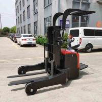 China Rough Terrain Walkie Electric Pallet Stacker Lift Speed 0.2m/S   for sale