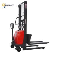 China 24 120Ah  Loading 2 Ton Pallet Stacker Manual Pallet Forklift 500kg for sale