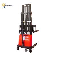 China Overall Length 1700mm Battery Operated Semi Electric Forklift 24V 20A for sale