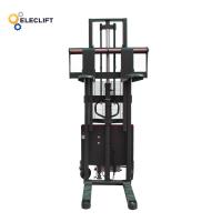 China 24V 120Ah Battery Operated Semi Electric Pallet Stacker Overall Width 800mm for sale