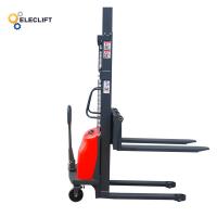 China 24V 120Ah Battery Operated Semi Electric Pallet Stacker Overall Width 800mm for sale