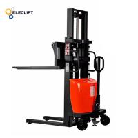 China 200mm Drive Wheel Semi Electric Walkie Stacker 600kg-2000kg Load Capacity for sale