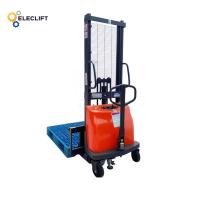 China Minimum Turning Radius 1400-1800mm Semi Electric Stacker 3000kg Pallet Jack for sale