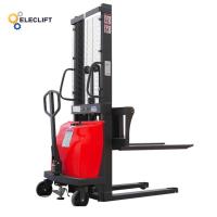 China 200mm Drive Wheel Battery Operated Semi Electric Walkie Stacker 2 Ton for sale
