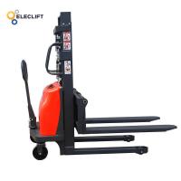 China 24V 120Ah Manual Walkie Stacker Powered Pallet Stacker OEM ODM for sale