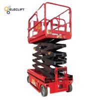 China Hydraulic 20 Ft Self Propelled Scissor Lift Dimensions 4x8 Feet for sale