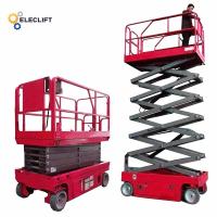 China 500kg Self Propelled Scissor Lift With 14m Maximum Height 300-500Kg Load Weight 0.8kw Motor Power for sale