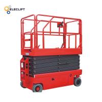 China Hydraulic Scissor Lift Self Propelled Lifting Platform 4x8 Feet Dimensions for sale