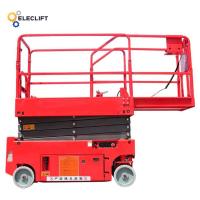 China 1000 Lb Self Propelled Scissor Lift Hydraulic Lift Table Gradeability 25% for sale