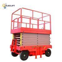 China Electric Outrigger Movable Mobile Scissor Lift 6m-18m Lifting Height for sale