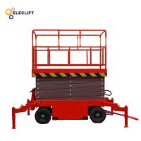 China Lifting Height 6m-18m Mobile Hydraulic Lift With Emergency Stop for sale