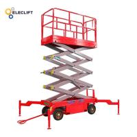 China Electric Outrigger Movable Mobile Scissor Lift 6m-18m Lifting Height for sale