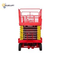 China Lifting Height 6m-18m Mobile Hydraulic Lift With Emergency Stop for sale