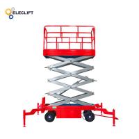 China Electric Mobile Scissor Lift With 500 Kg Load Capacity 2.2kw Power Lift Speed 0.2m/s for sale