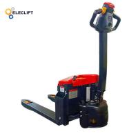 China Fork Width 27 In Full Electric Pallet Truck Electric Power Jack Lift 3.5Mph for sale
