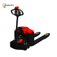 China Lifting 1000Kg Full Electric Pallet Truck 24V DC 6 Foot Pallet Jack for sale
