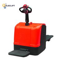 China Polyurethane Tires Full Electric Pallet Truck for Warehouse 24V/1.2KW 550/685Mm Width for sale