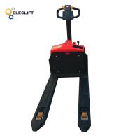 China Fork Width 27 In Full Electric Pallet Truck Electric Power Jack Lift 3.5Mph for sale