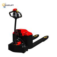 China 160mm Fork Width Full Electric Pallet Truck Power Pallet Jack 24V DC for sale