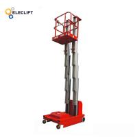 China Electric Self Propelled Aluminum Lift Platform 200KG Capacity One Man Electric Lift for sale