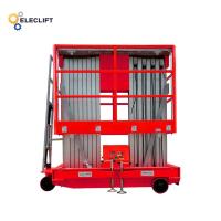 China 380V Aluminum Lift Platform Electric Single Man Lift With Rectangle Shape for sale