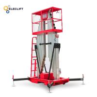 China 220V Aluminum Lift Platform Non Slip Electric Man Lift for sale