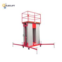 China Electric Aerial Work Platform Self Propelled Single Man Lift with Manual Control for sale