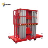 China Aluminum Material 220V Electric 40 Foot Single Man Lift for sale