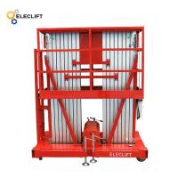 China Aluminum Material 220V Electric 40 Foot Single Man Lift for sale
