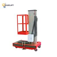 China 200kg Aluminum Lift Platform Single Man Electric Lift 1.5kw for sale
