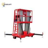 China 8m/Min Aluminium Lift Platform Manual Single Man Lift 1.5kw for sale