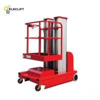 China Electric Self Propelled Aluminum Lift Platform 200KG Capacity One Man Electric Lift for sale