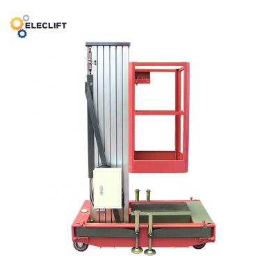China Aluminium Alloy Lifting Platform Scissor Lift Single Man 6m-18m for sale