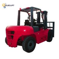 China Seated Operator 3 Ton Diesel Forklift Truck Tilt Angle 45-60 Degrees for sale