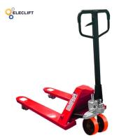 China 7-9 In Hand Pallet Manual Pallet Truck Capacity 2500-6500Lbs for sale