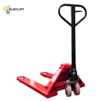 China Aluminum Crown Manual High Lift Pallet Jack Lowered Height 2.9-3.3 In for sale