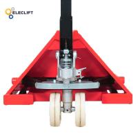 China Steel Manual Pallet Jack Powder Coating 1150-2050mm Fork Length for sale