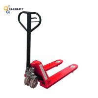 China Ergonomic Handle Custom Heavy Duty Pallet Jack Powder Coated Galvanized for sale