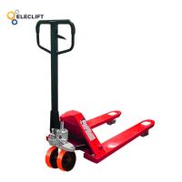 China 7-9 In Hand Pallet Manual Pallet Truck Capacity 2500-6500Lbs for sale
