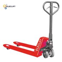 China Ergonomic Handle Custom Heavy Duty Pallet Jack Powder Coated Galvanized for sale