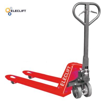 China Ergonomic Handle Custom Heavy Duty Pallet Jack Powder Coated Galvanized for sale
