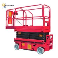 China 0.8M Foldable Self Leveling Mini Scissor Lift For Industrial Projects for sale