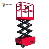 China Small Electric Lift Platform Rough Terrain Scissor Lift 8M-6.7M Working Height for sale