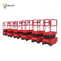 China 220V 50HZ Small Indoor Mini Scissor Lift 2M/S Lifting Speed for sale