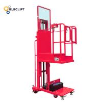 China AC Motor Semi Electric Order Picker With Lifting Height 2.7m-6m for sale