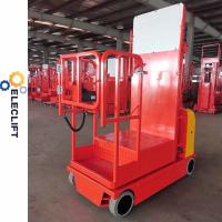 China 60 Inches Electric Stock Picker Turning Radius With Cushion Tires for sale
