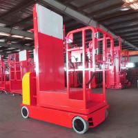 China 60 Inches Electric Stock Picker Turning Radius With Cushion Tires for sale